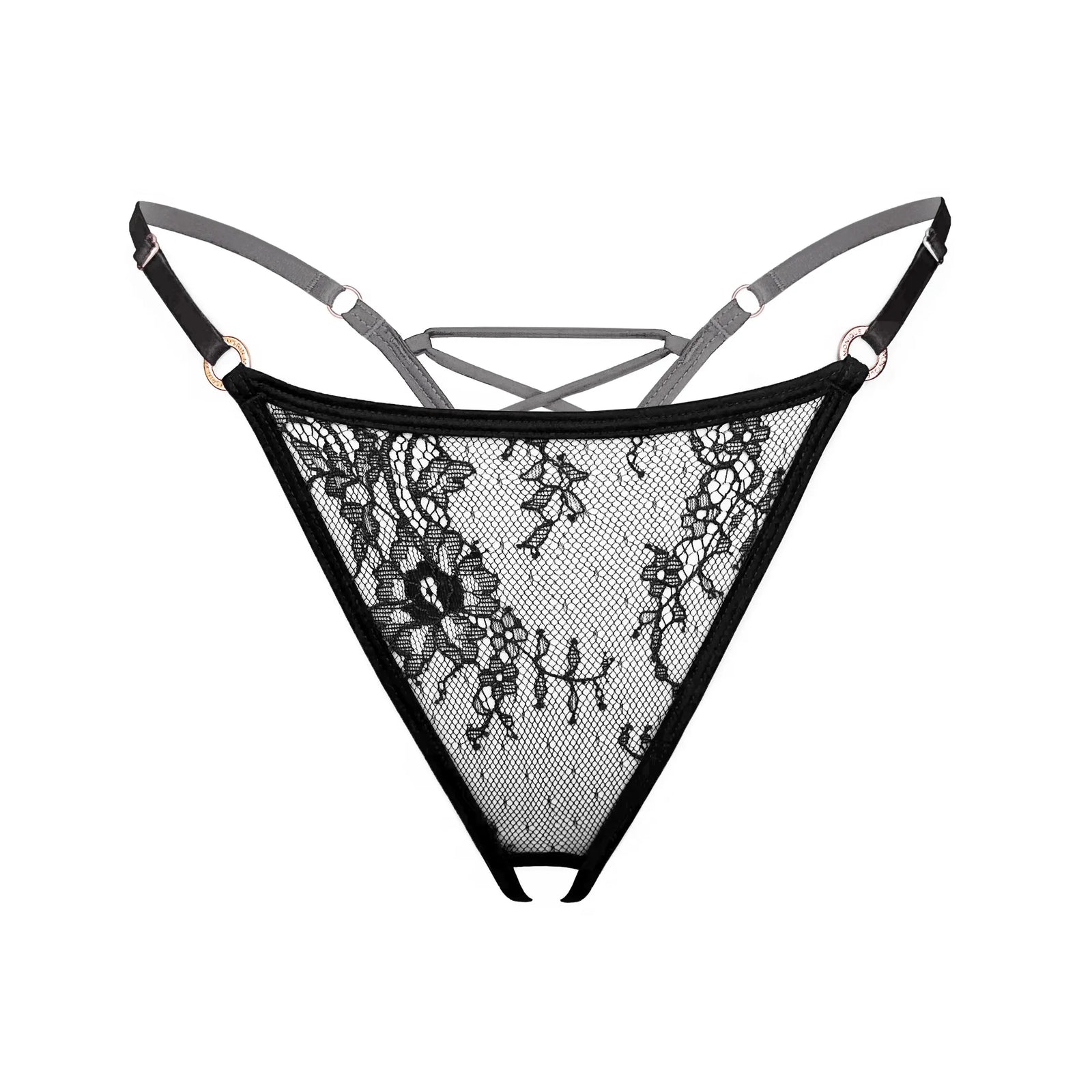 MOONSTRUCK OUVERT THONG – Expect Lace