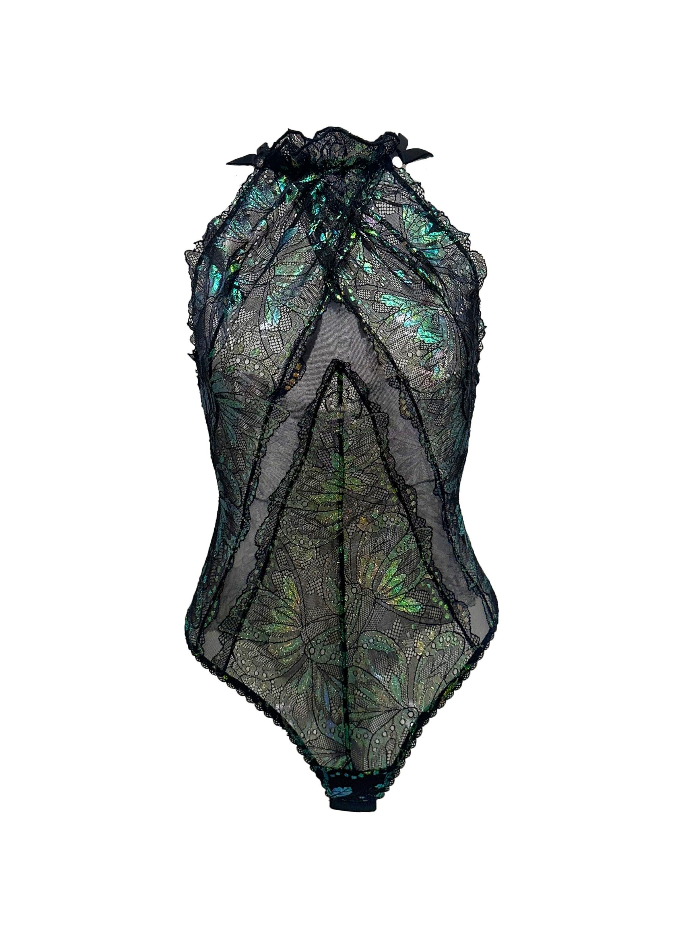 PSYCHE HALTER BODYSUIT – Expect Lace